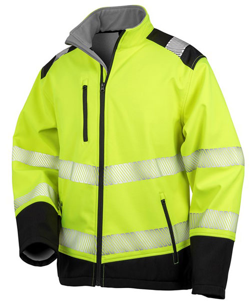 Printable Ripstop Safety Soft Shell Jacket | Result Safe-Guard